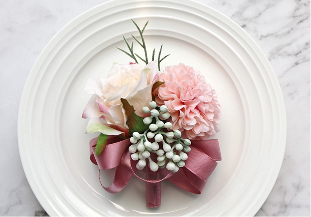 Corsages Wrist Flower Series for Wedding Party Proposal Decor
