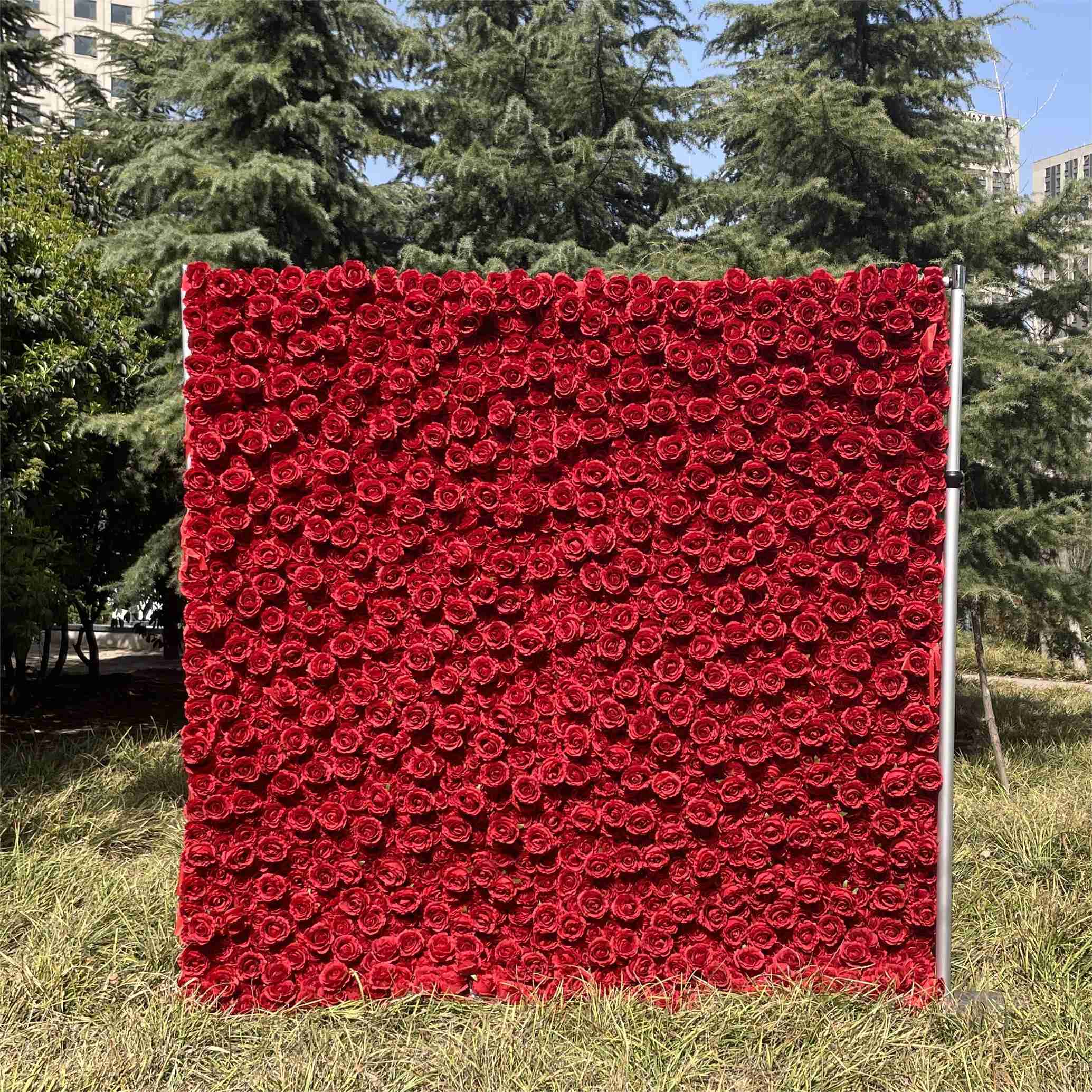 All Red Flower Wall | KetieStory