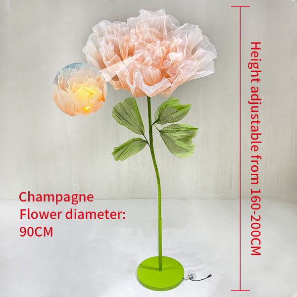 Giant Flowers Artificial Electric Opening and Closing Flowers for ...