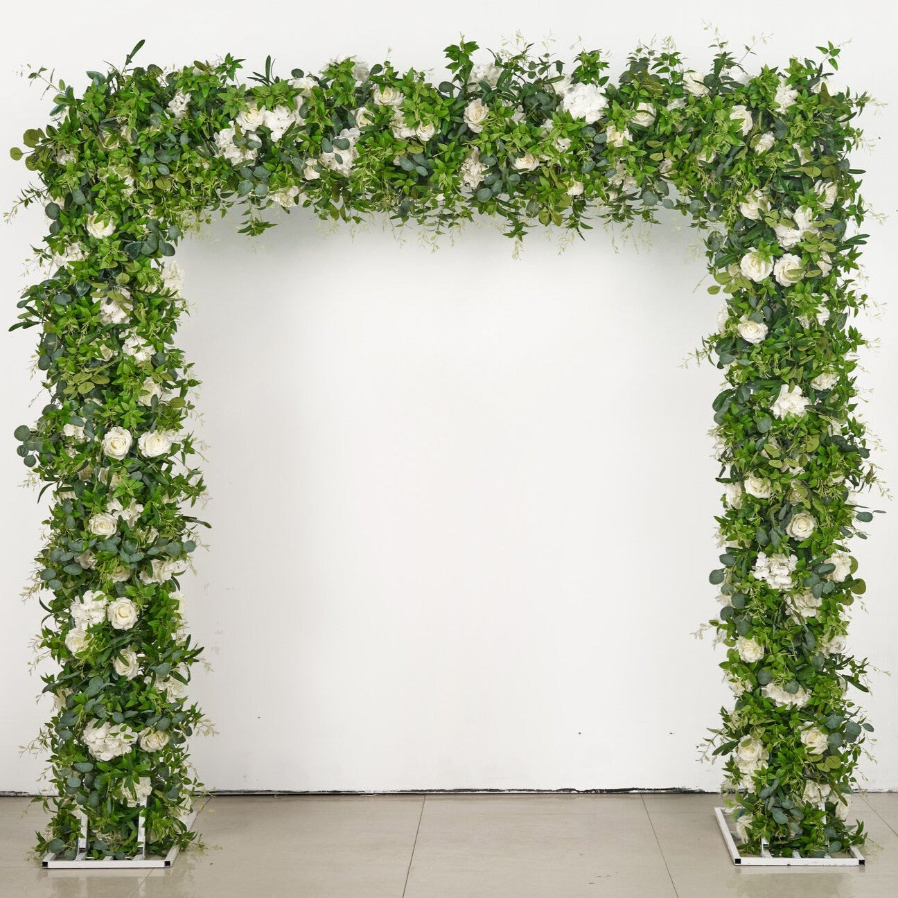 Green White Flower Arch for Wedding Party Decor Proposal – KetieStory