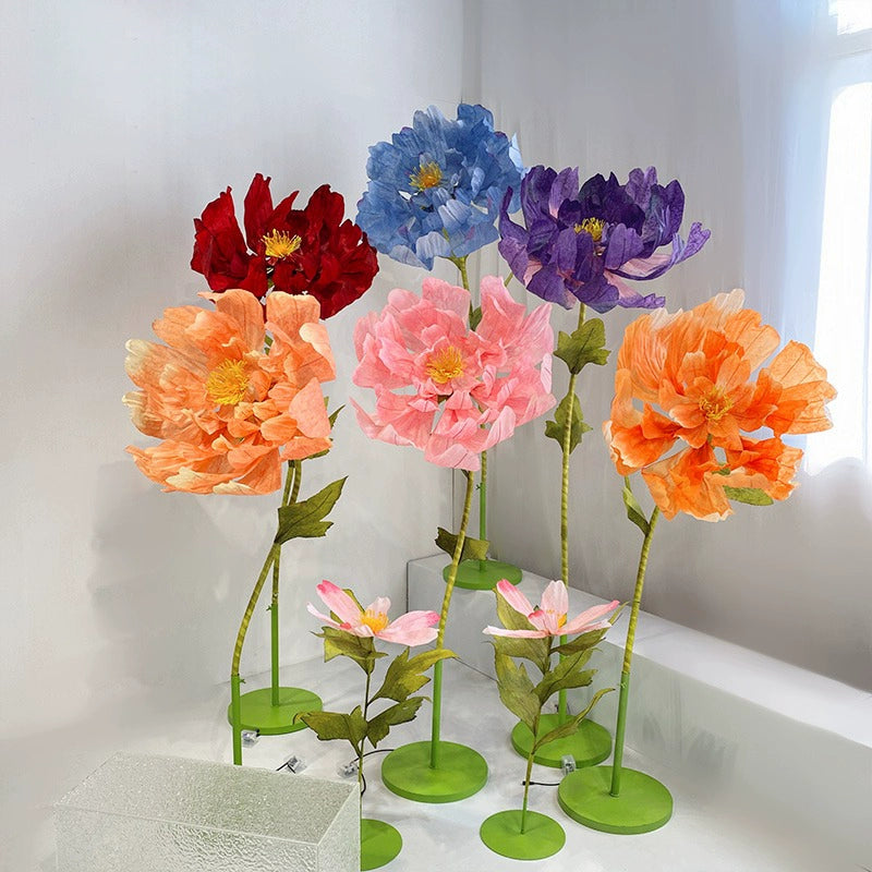 Giant Artificial Electric Opening and Closing Epiphyllum Flower for Ev ...