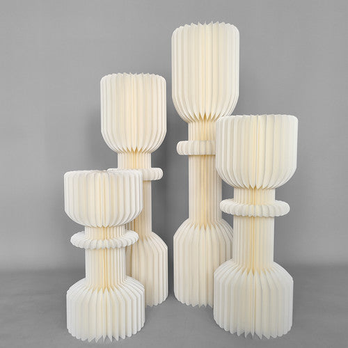 Round Stand Origami Cylindrical Dessert Table Folding Roman Column Par ...