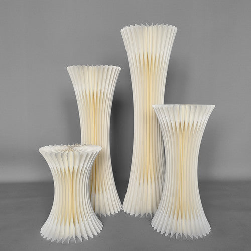 Round Stand Origami Cylindrical Dessert Table Folding Roman Column Par ...