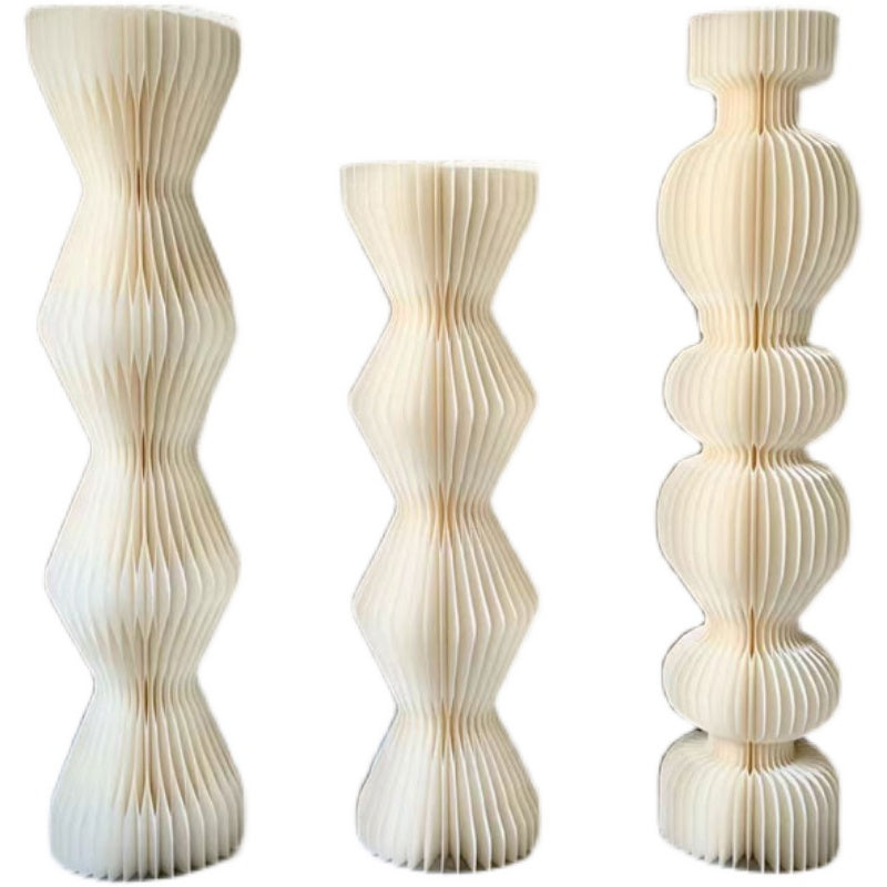 Round Stand Origami Cylindrical Dessert Table Folding Roman Column Par ...