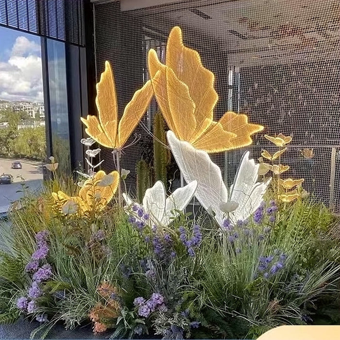 Set of 2 LED Butterfly Light Party Lights for Event Wedding Decor Prop