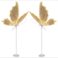 KetieStory Set of 2 LED Butterfly Light Gold Party Lights T-Walk Road ...