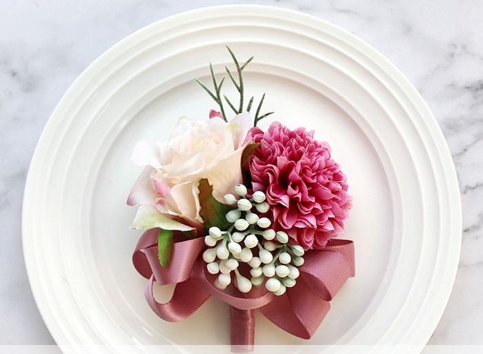 Corsages Wrist Flower Series for Wedding Party Proposal Decor